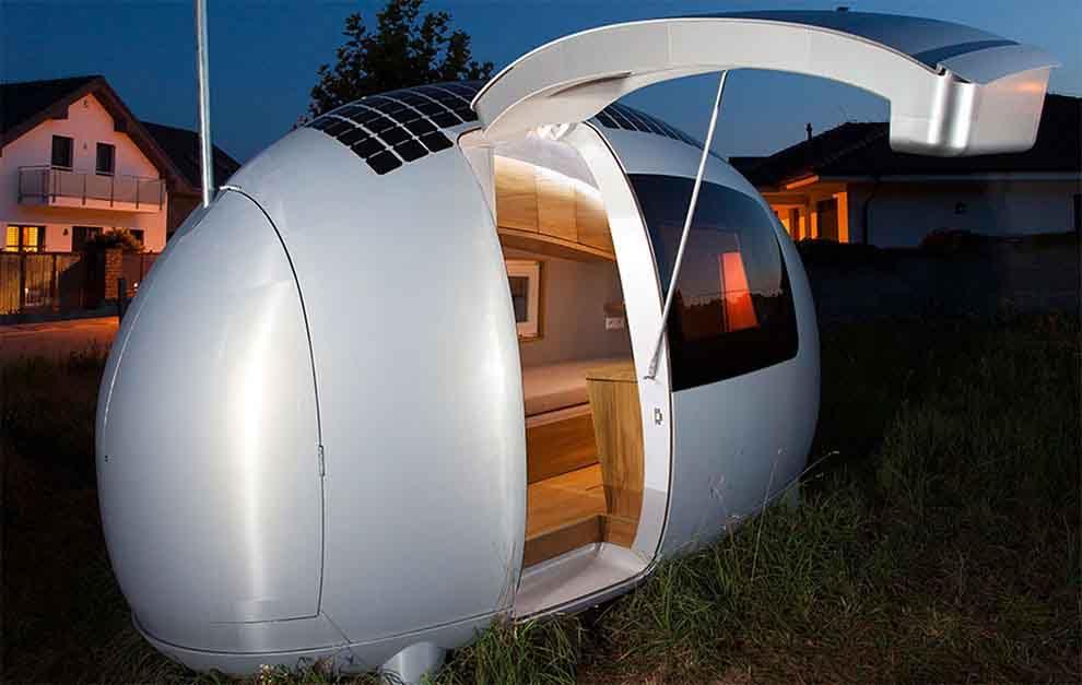 Ecocapsule, ecco la micro-casa sostenibile per l'ambiente - Foto 1 di 7 - Radio 105