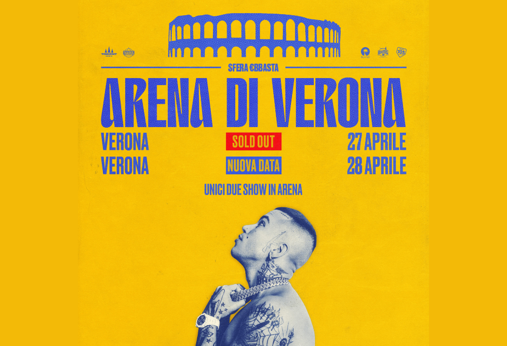 Sfera Ebbasta per la prima volta all'Arena di Verona - Radio 105