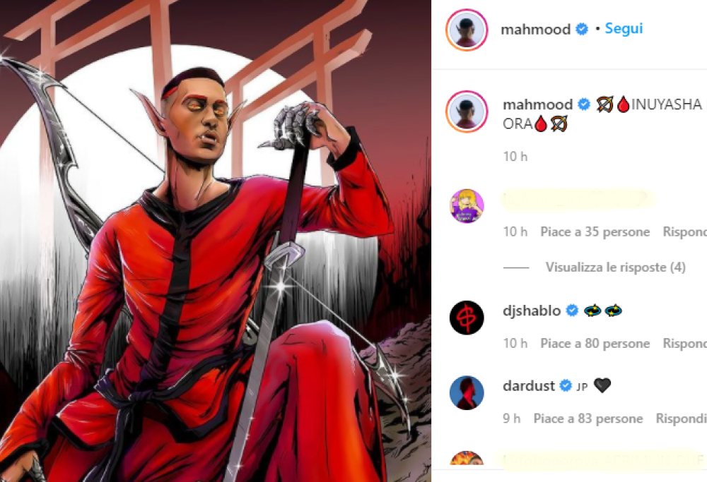 Mahmood ha pubblicato il nuovo singolo "Inuyasha" - Radio 105