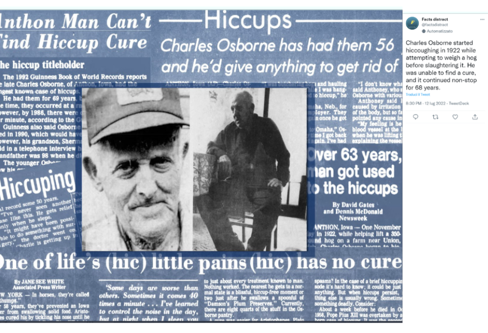 Charles Osborne; l’uomo che visse (quasi) tutta la vita con il ...