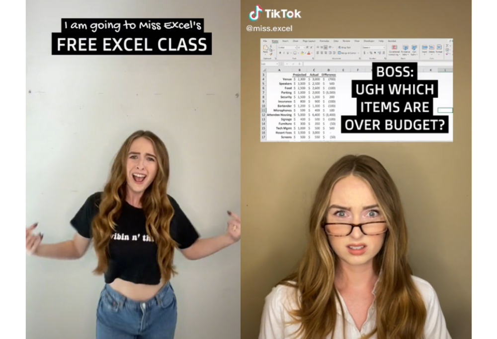 Miss Excel: guadagna 90mila euro al giorno spiegando come funzionano i ...