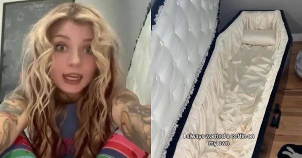 Tiktoker: "Mi piace dormire in una bara: è così comodo" - Radio 105