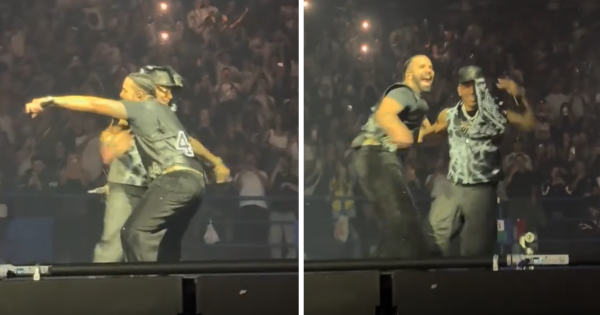 Drake al Forum di Milano invita sul palco Sfera Ebbasta - Radio 105