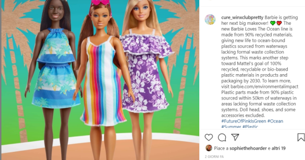 La nuova Barbie eco friendly è fatta con plastica riciclata - Radio 105