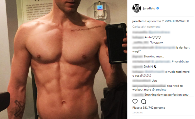 Jared Leto mostra il suo fisico perfetto - Radio 105